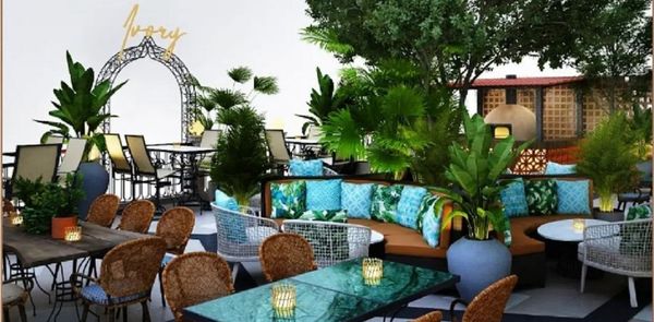 Ivoryy, New Delhi—Where Cocktails Come With Views Of A Mughal Tomb