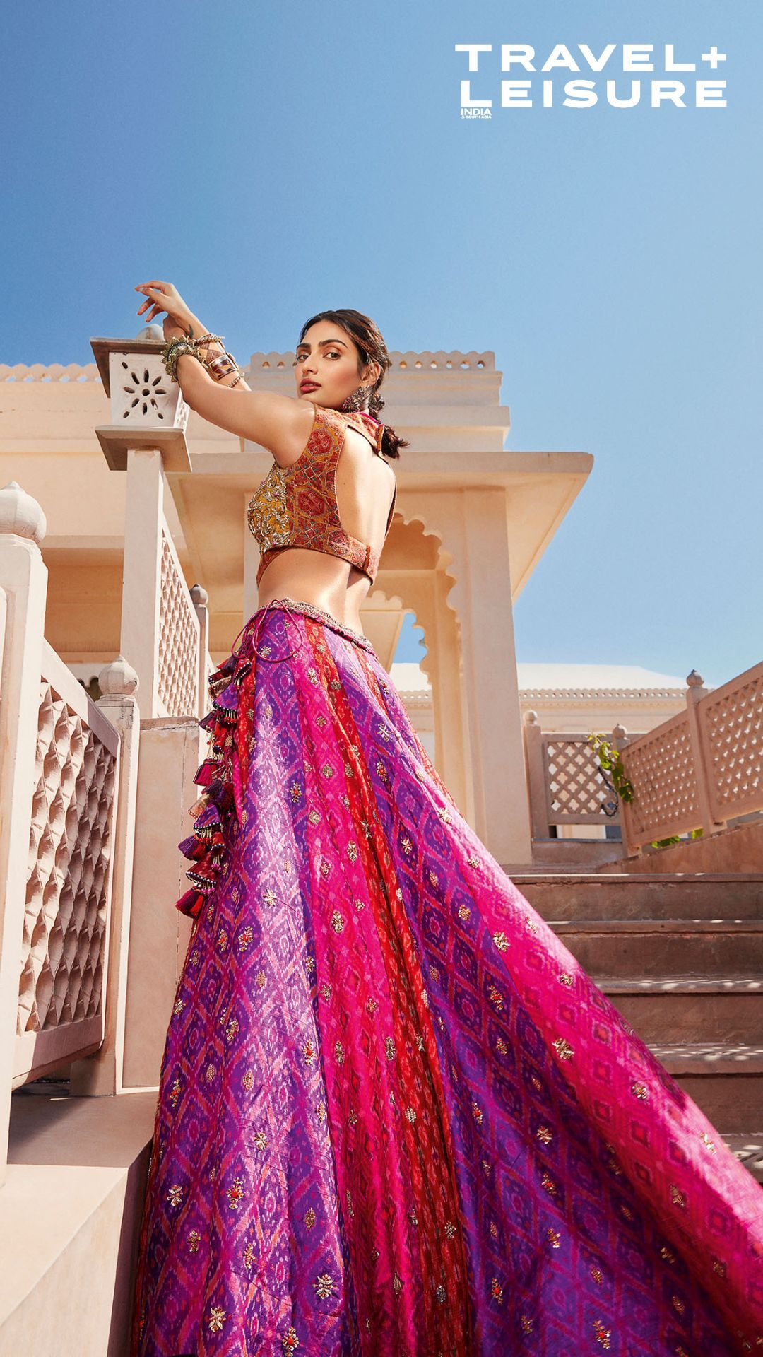 Actor Athiya Shetty Plays The Royal Bride At Trident, Udaipur