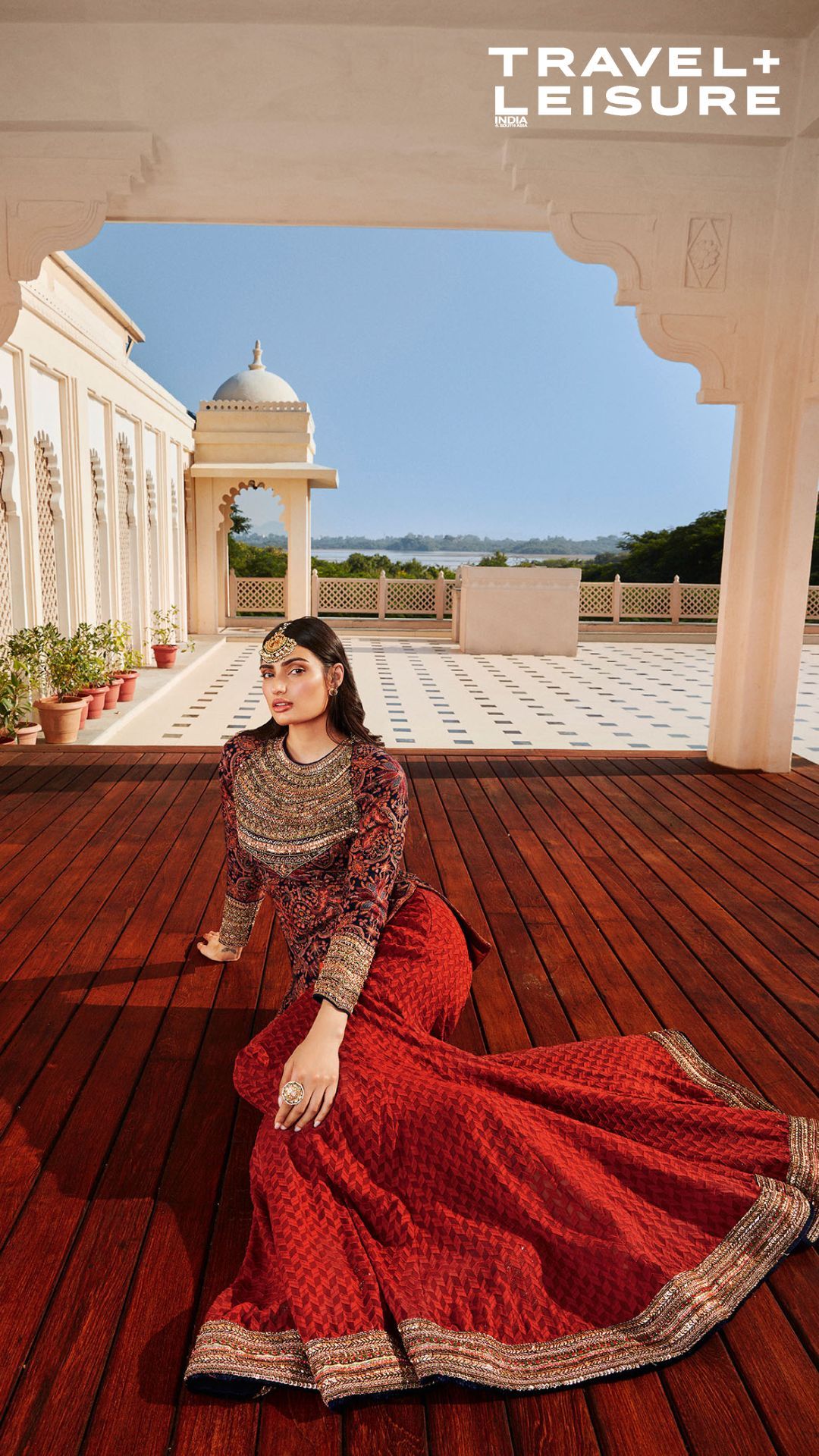 Actor Athiya Shetty Plays The Royal Bride At Trident, Udaipur
