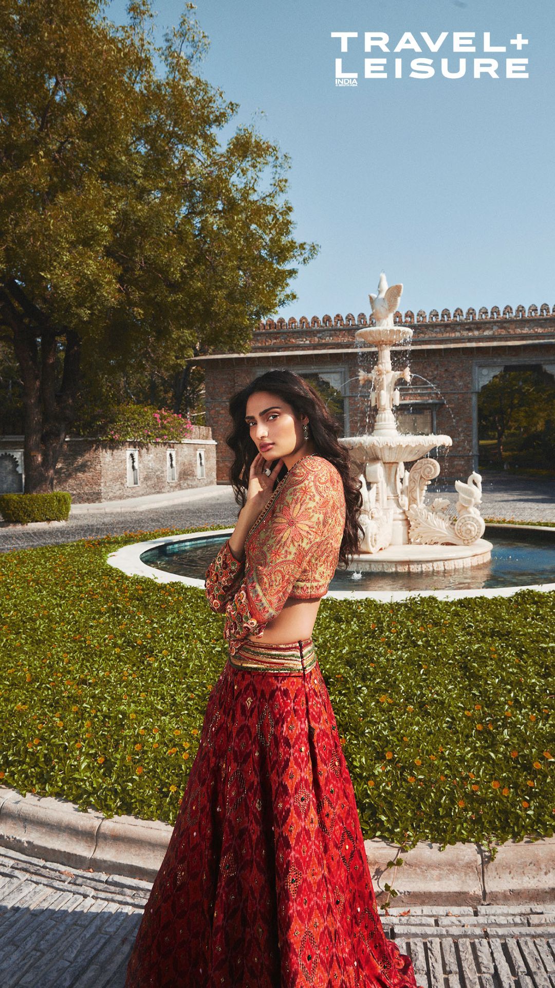 Actor Athiya Shetty Plays The Royal Bride At Trident, Udaipur