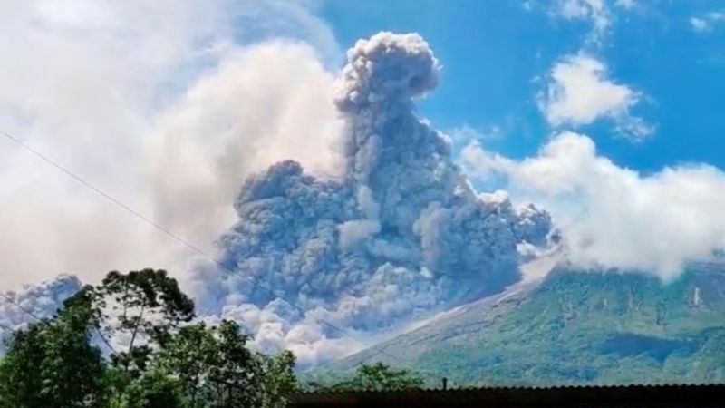 Mount Merapi's Eruption Halts Tourism