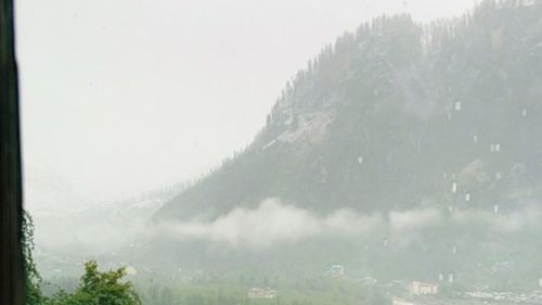 In Pics: Manali Receives Fresh Snowfall