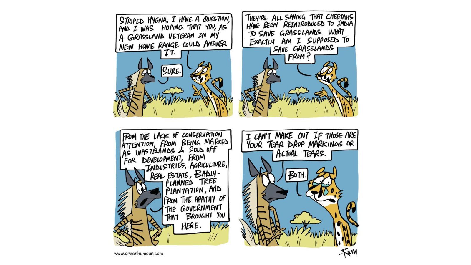 Rohan Chakravarty, A Cartoonist, Draws Attention To The Environment