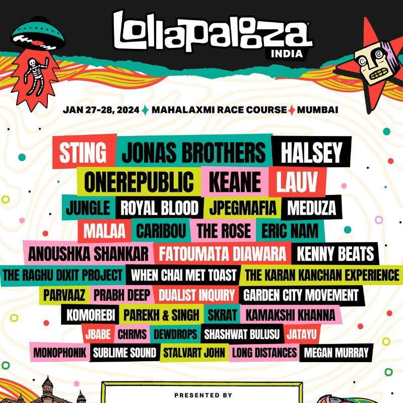 The Rose To Jonas Brothers: Lollapalooza India Has A Starry 2024 Line-up
