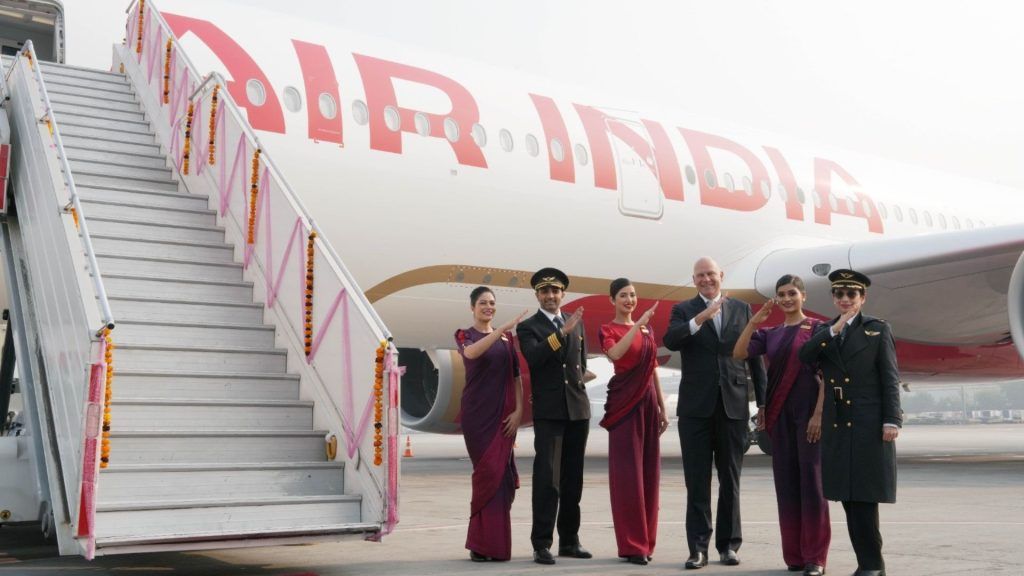 An Exclusive Sneak Peek of Air India's New A350 aircraft