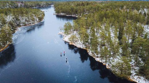 Wild Ice Skating Is The Best Way To Experience Sweden In Winter