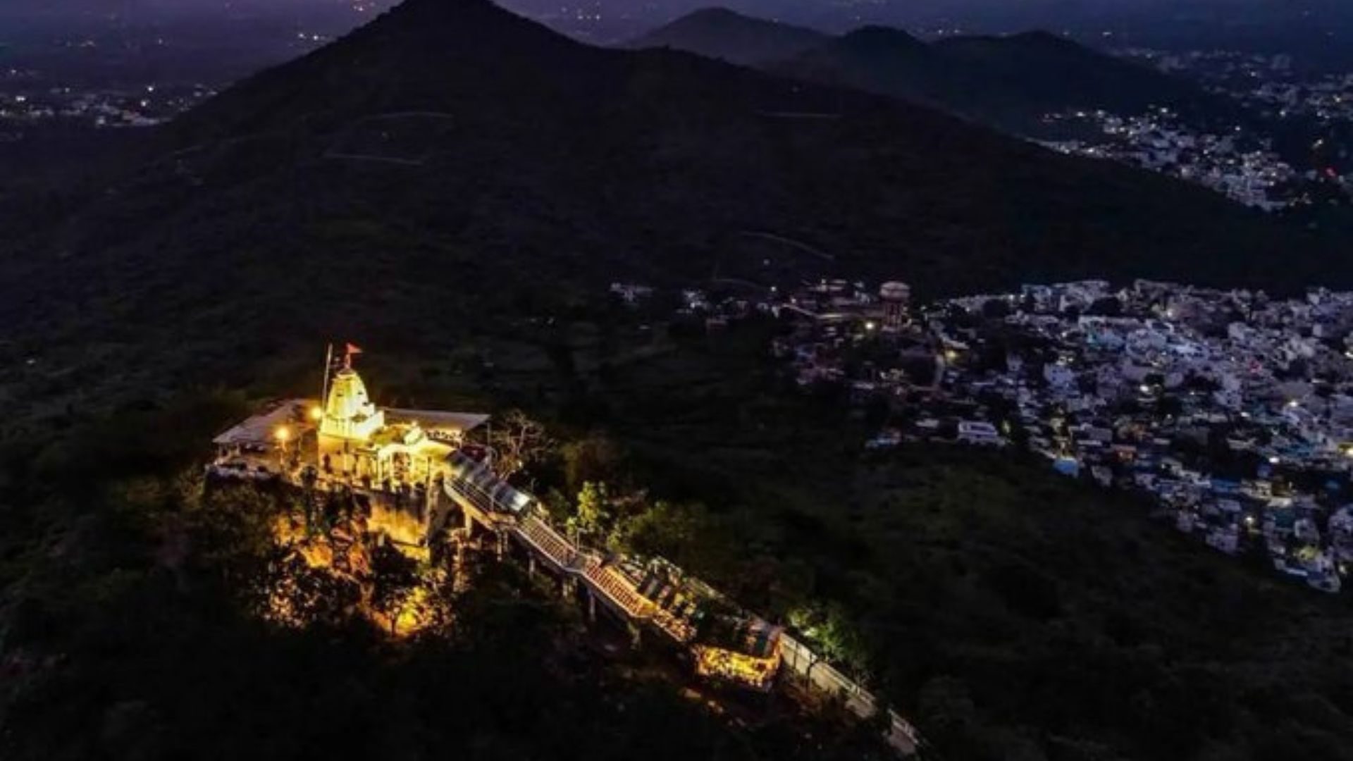 New Udaipur Ropeway Gives Scenic Access To Neemach Mata Mandir