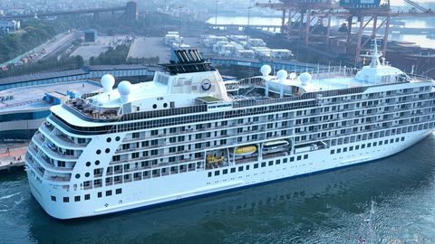 'MV The World' Makes Maiden Visit To Vizag International Cruise Terminal