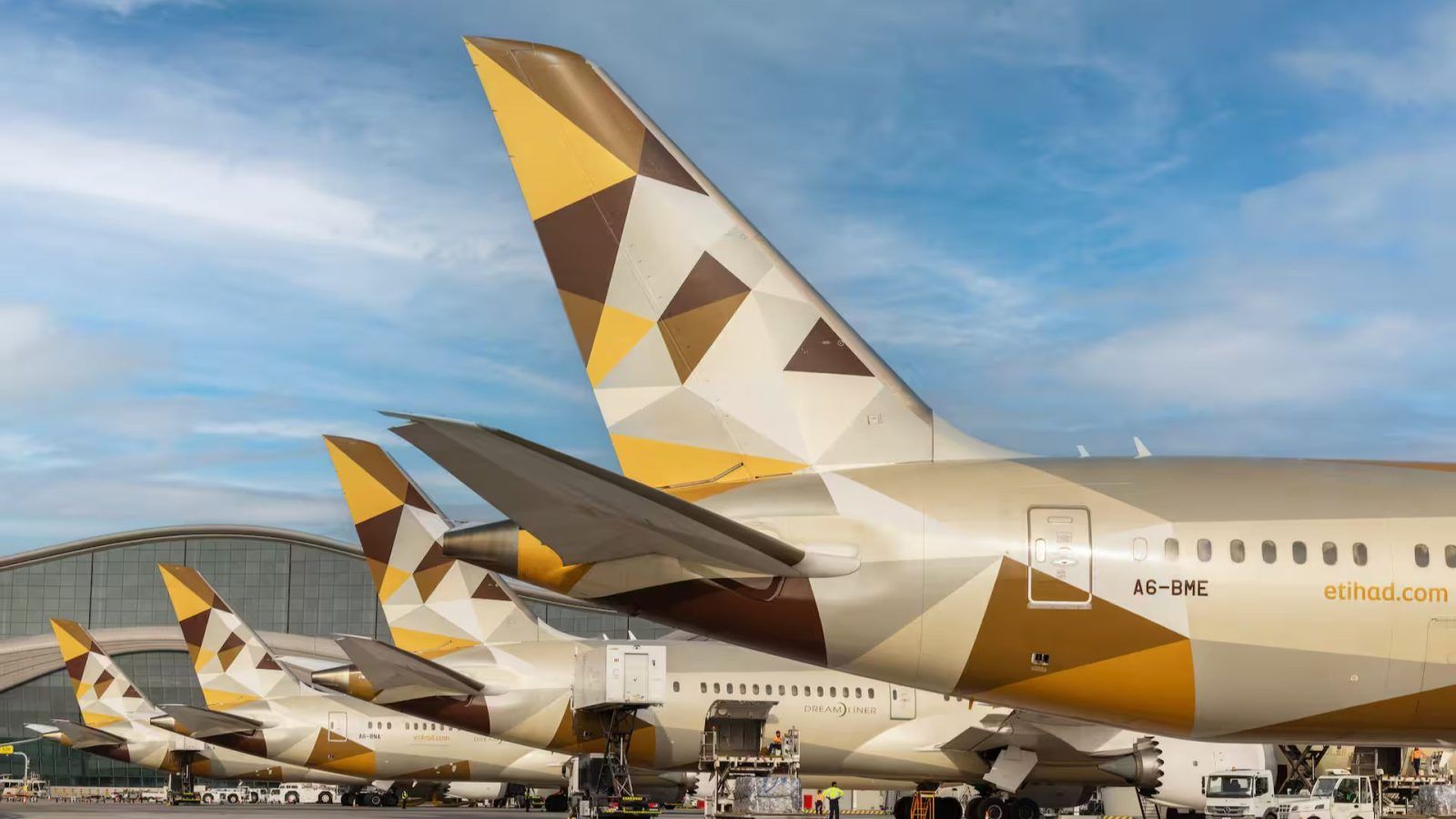 Etihad Airways Abu Dhabi Logo Etihad Carries Out First Commercial