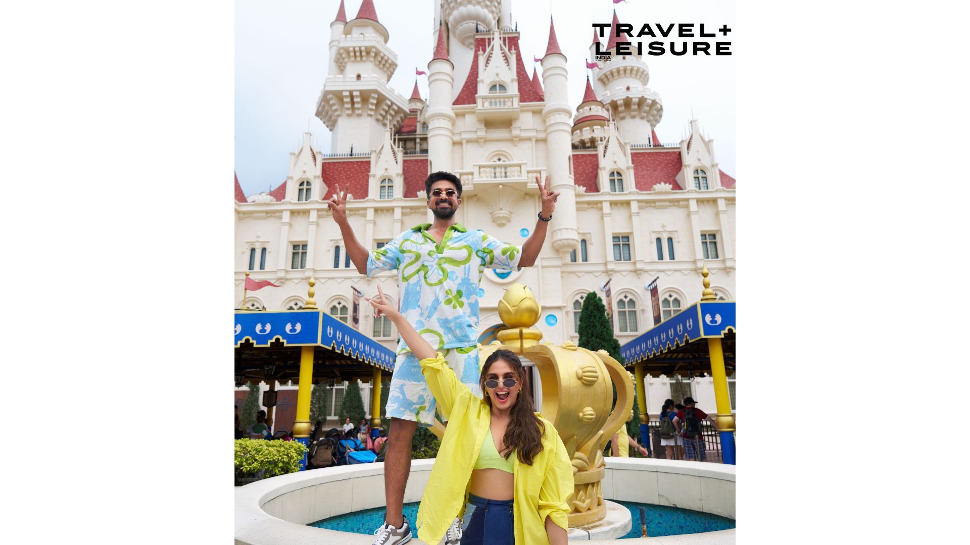 Huma & Saqib Visit Universal Studios Singapore In Resorts World Sentosa