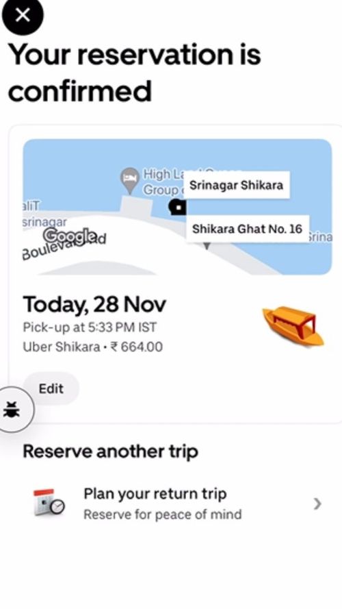 Uber Shikara In Srinagar: You Can Now Pre-Book Your Boat Ride Online