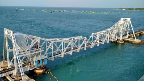 PM Modi Inaugurates New Pamban Bridge In Tamil Nadu