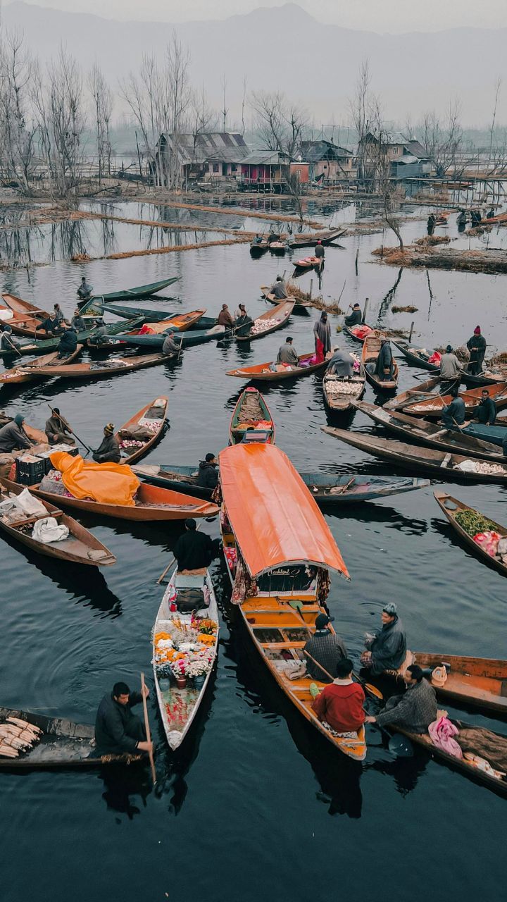 Floating Market Dal Lake: Discover Srinagar's Dreamy Bazaar At Dawn