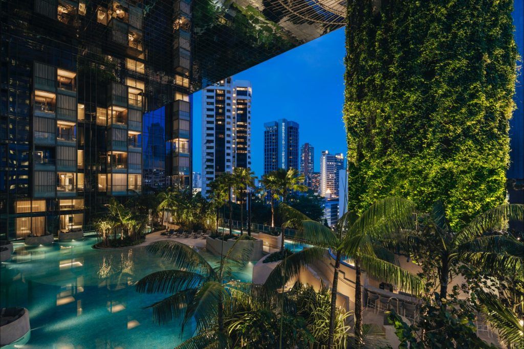 This New Singapore Hotel May Be the City’s Greenest—Literally
