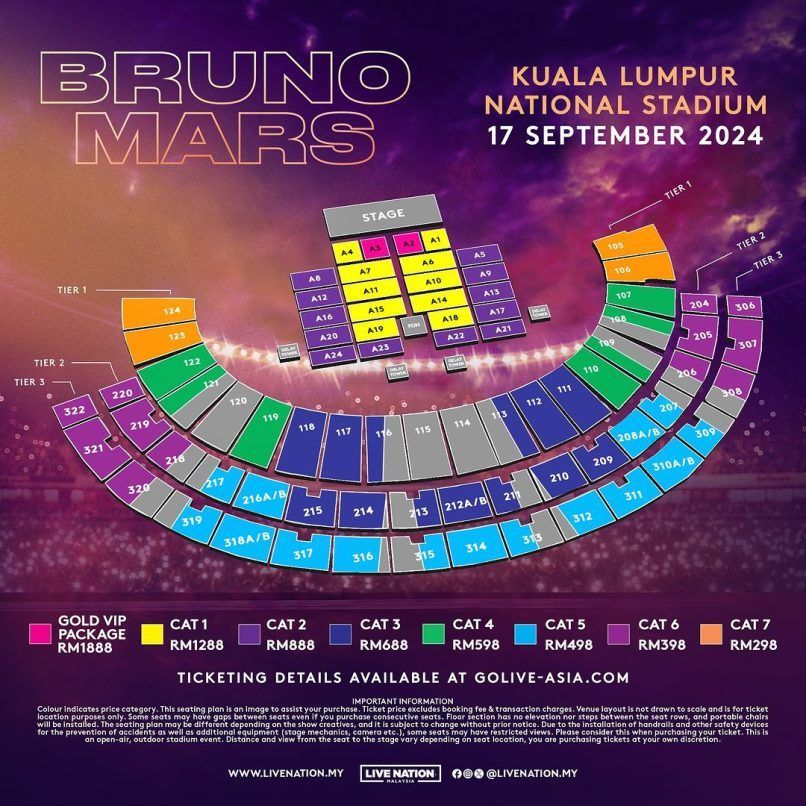 Bruno Mars KL Concert: Ticket Pricing, Setlist Predictions