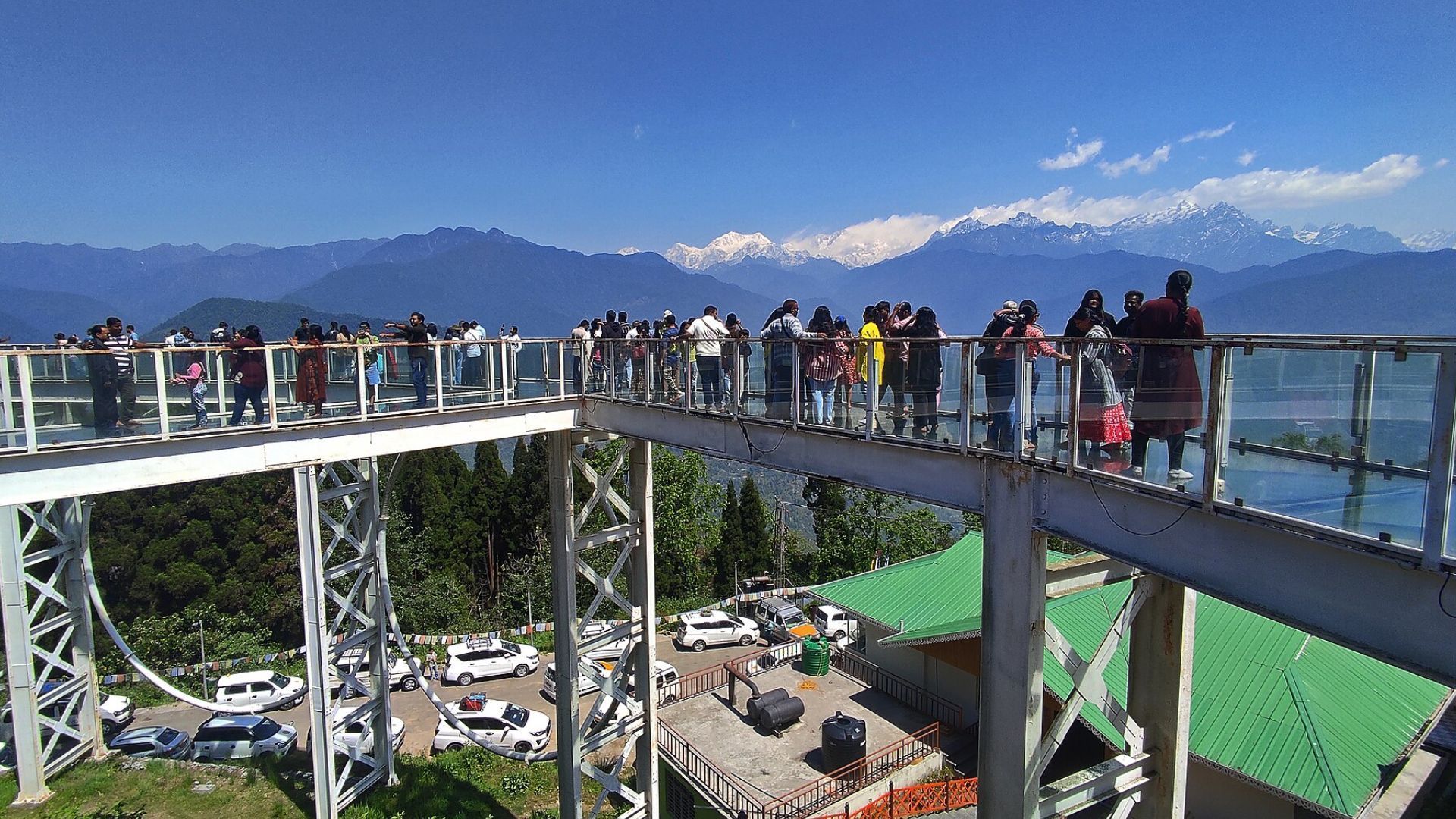 Rare March Snowfall In Sikkim’s High-Altitude Areas Draws Tourists