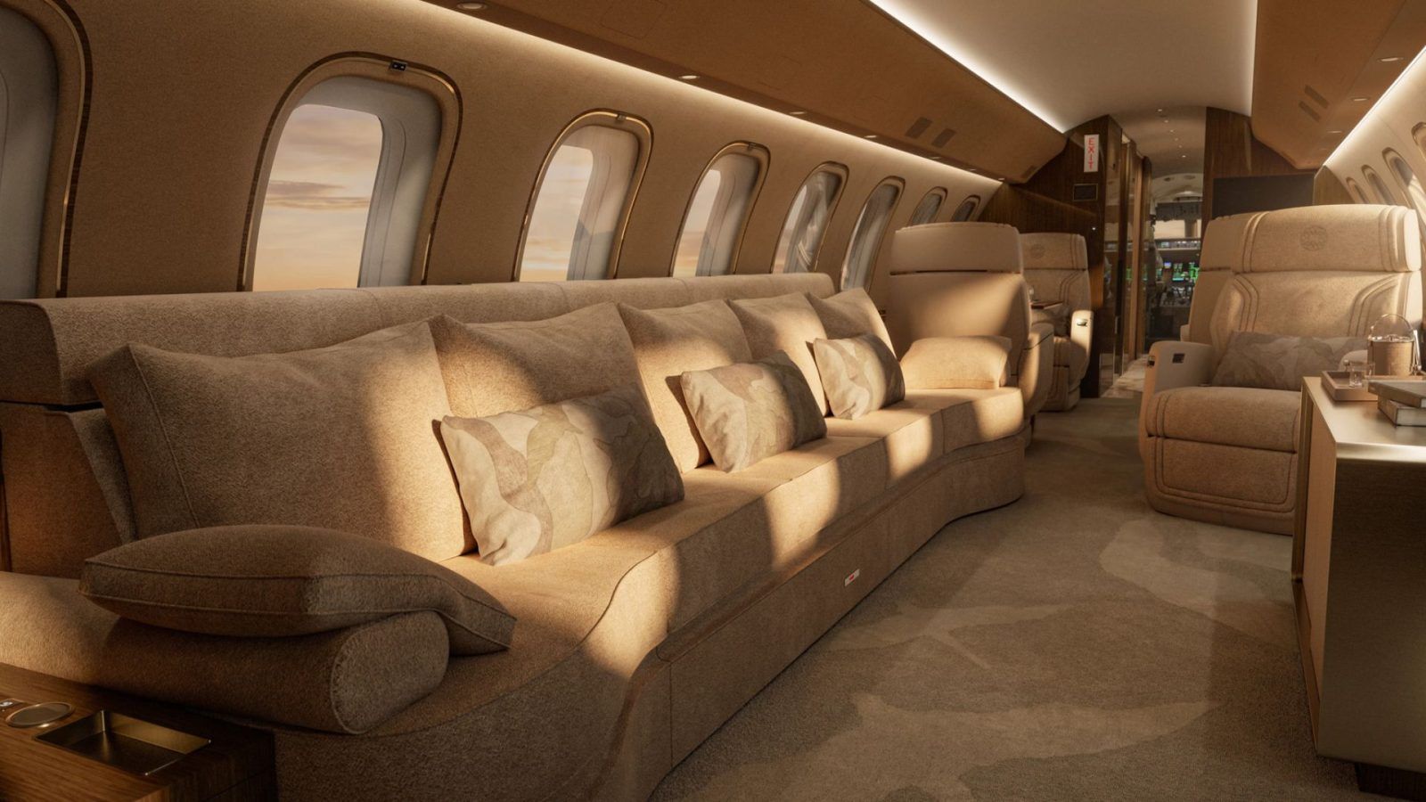 Bombardier And Elie Saab Redefine Luxury In Global 8000 Cabin Design