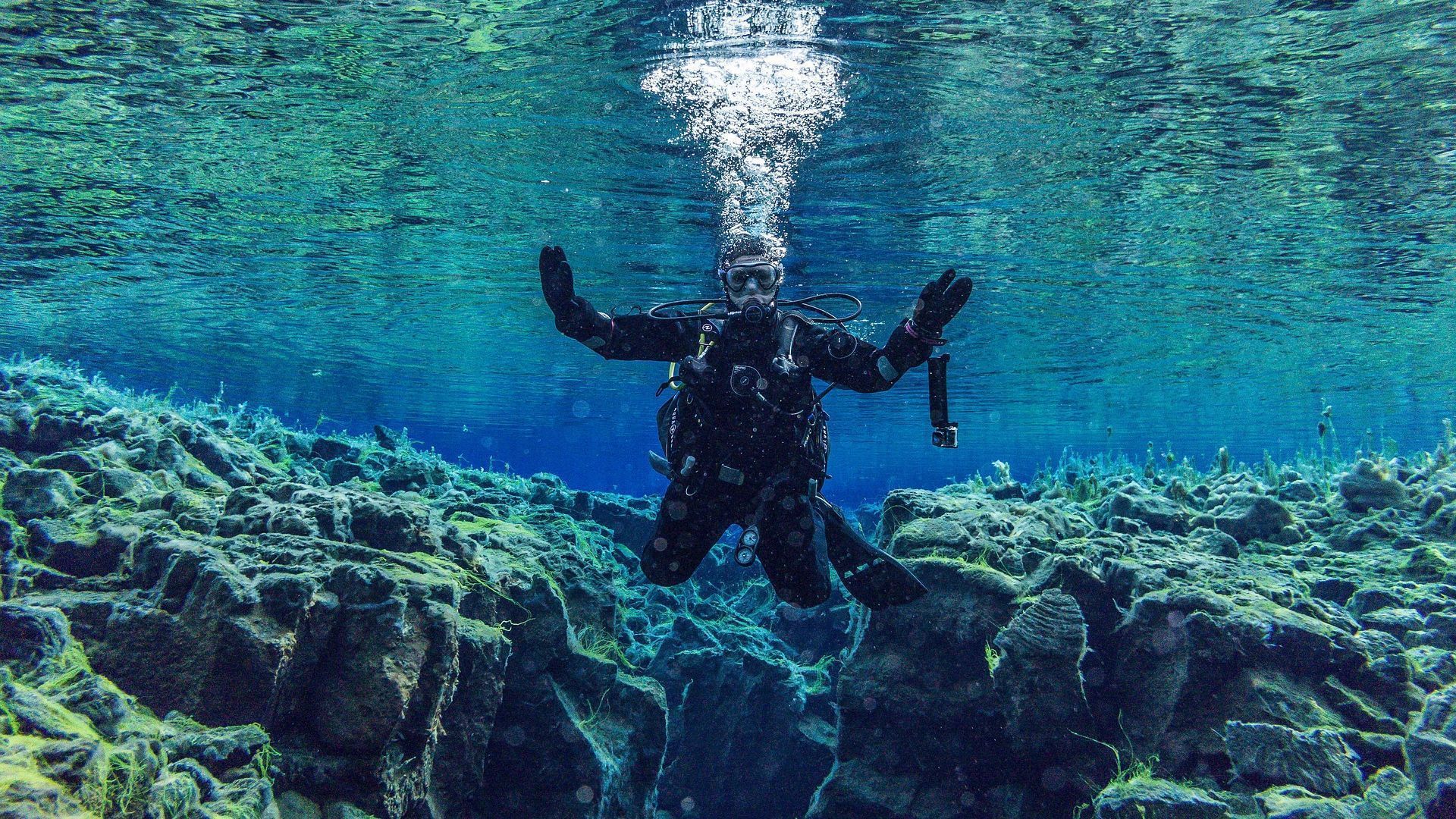Iceland's Silfra Fissure Allows You To Dive Between Continents