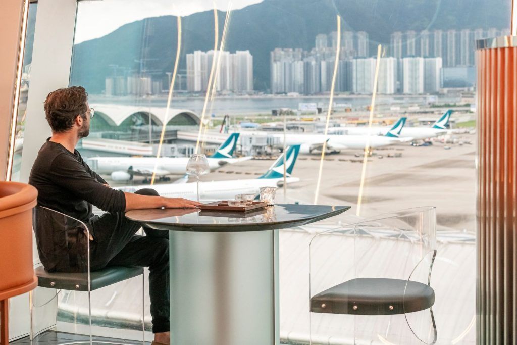 VIDEO: The Coolest New Bar in Hong Kong Is… in the Airport