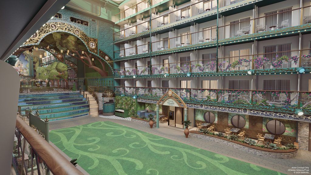 Exciting Themed Area Is Unveiled Aboard The New Disney Adventure