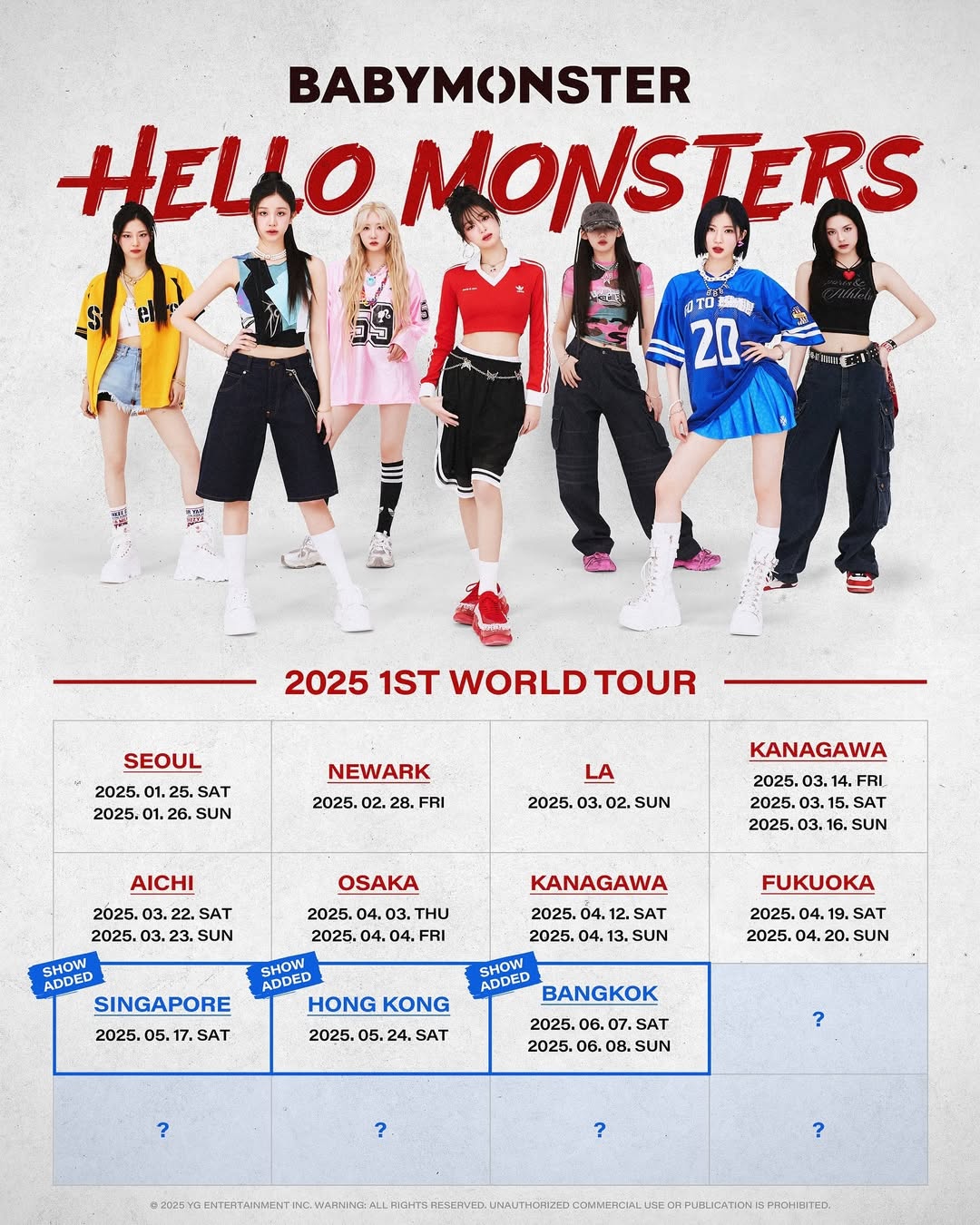 BABYMONSTER 2025 World Tour In Singapore: All You Need To Know