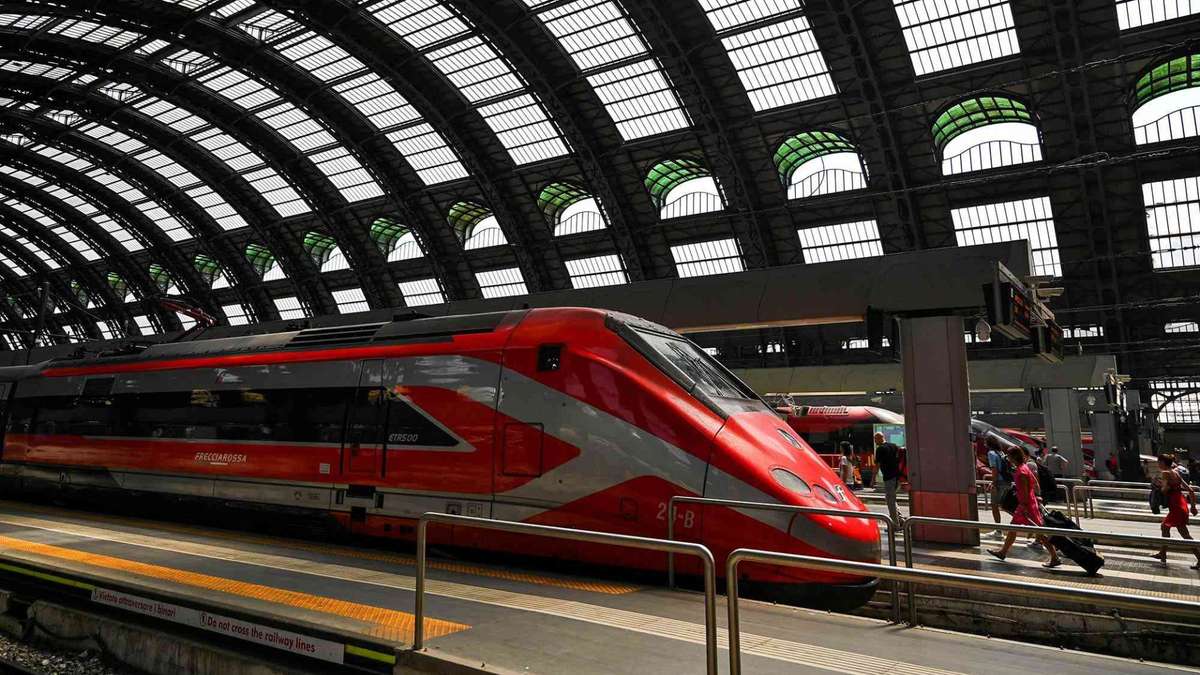 High Speed Train Milan To Rome Italy High Speed Train Map Italy High