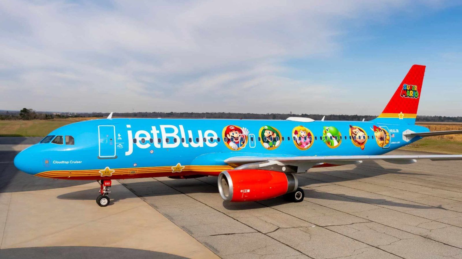 JetBlue Just Unveiled A Super Mario-Inspired Airplane — What to Know
