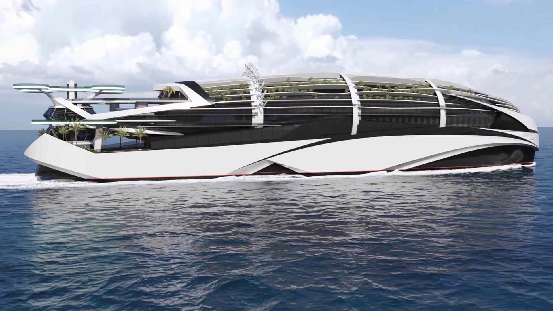 Here's What Cruise Ships Might Look Like In 2100