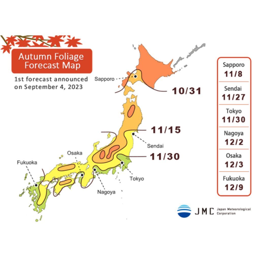 Japan Gets Ready For Fall Leaves Spectacle This Autumn