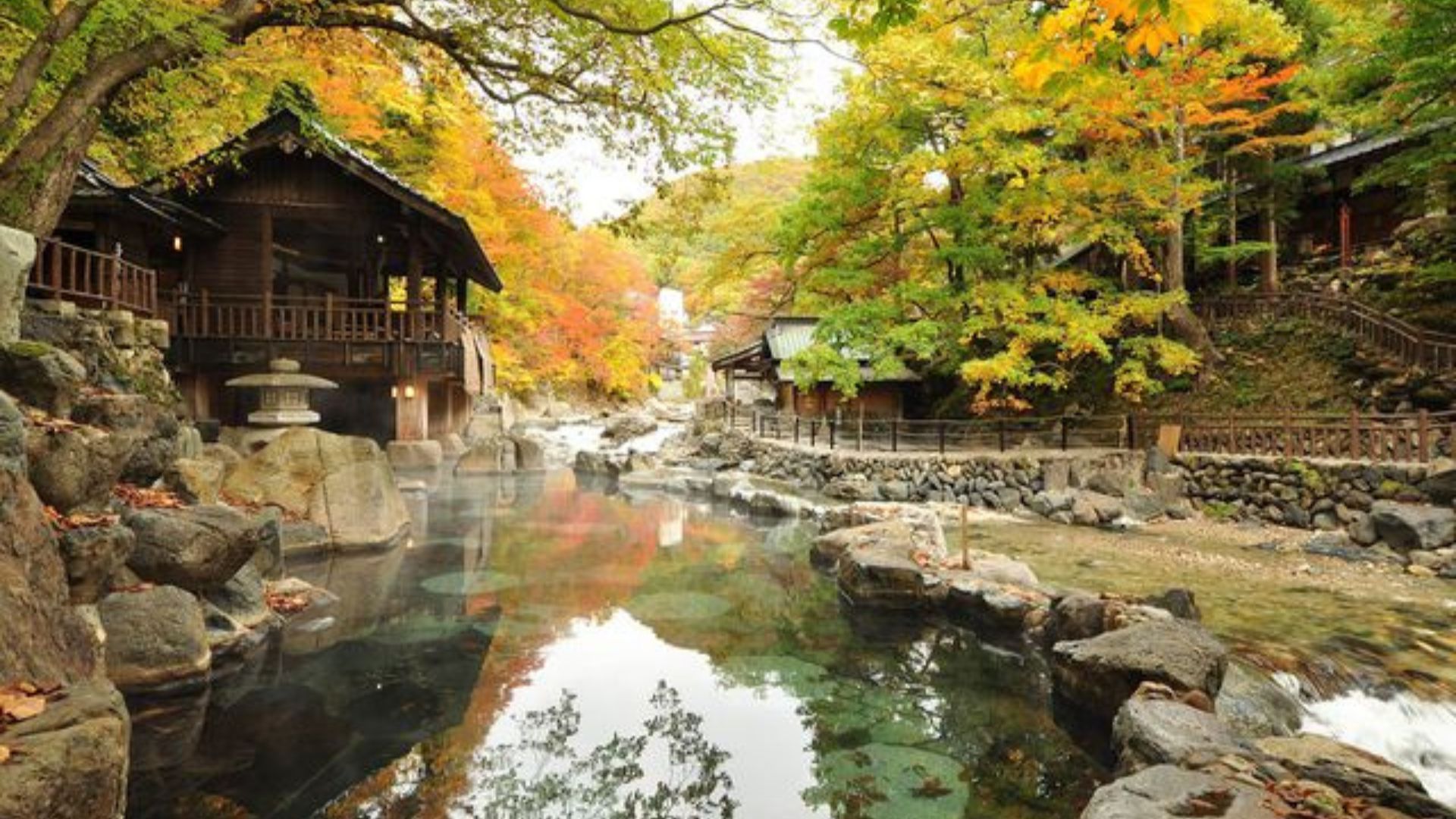 This Hidden Hotel Is Home To Japan's Most Scenic River Hot Springs