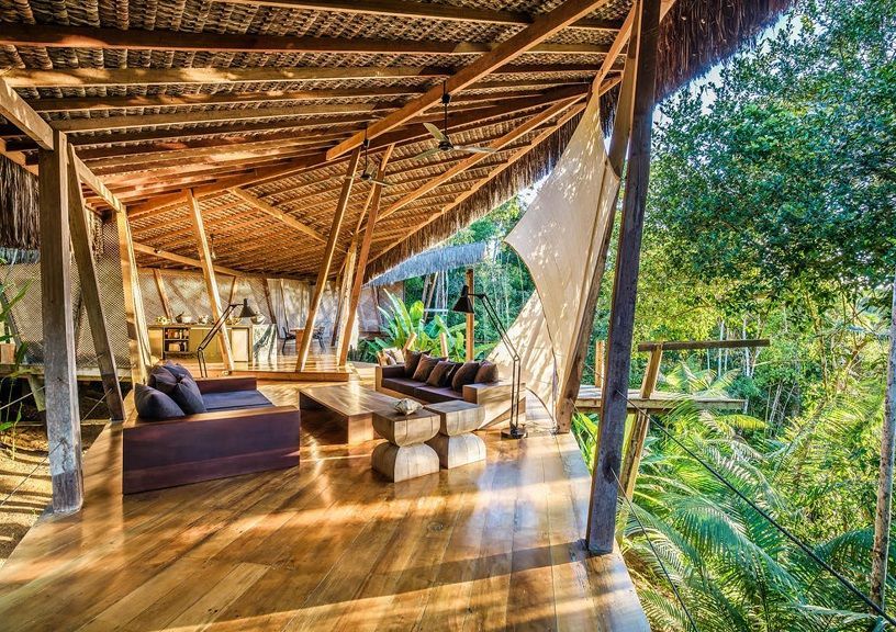 This Jungle Tree House Is In The Heart Of The Brazilian Rain Forest