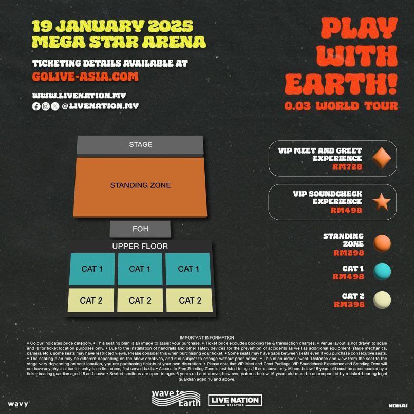 Wave To Earth Malaysia 2025 Concert: Venue, Tickets And Probable Setlist