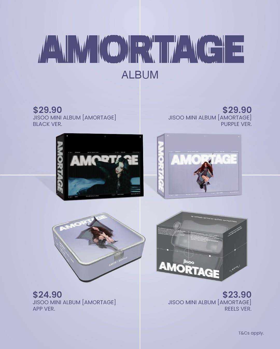 JISOO Is Coming To Singapore At The AMORTAGE Pop-up Store